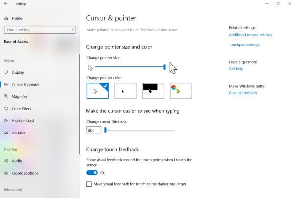 วิธีตั้งค่าเม้าส์ Mouse Cursor บน Windows 10 ยุค 2019 - iT24Hrs