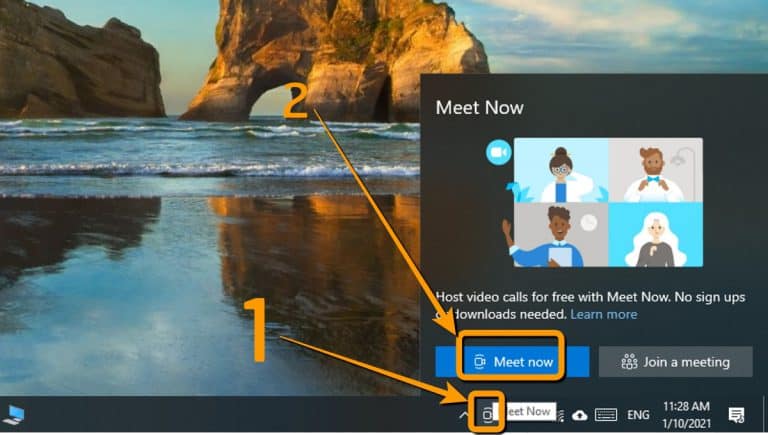 วิธีใช้ Meet Now โปรแกรมประชุมฟรีที่แอบแถมบน Windows10 - iT24Hrs