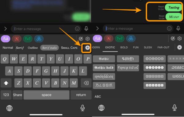 วิธีเปลี่ยน font style บน iPhone สำหรับแอปส่งข้อความ - iT24Hrs