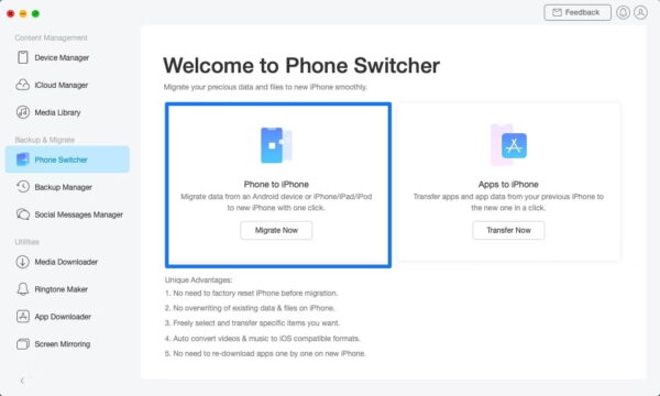 วิธีถ่ายโอนข้อมูลจาก Android ไปยัง Iphone14 โอนย้ายข้อมูลจาก Android ไป